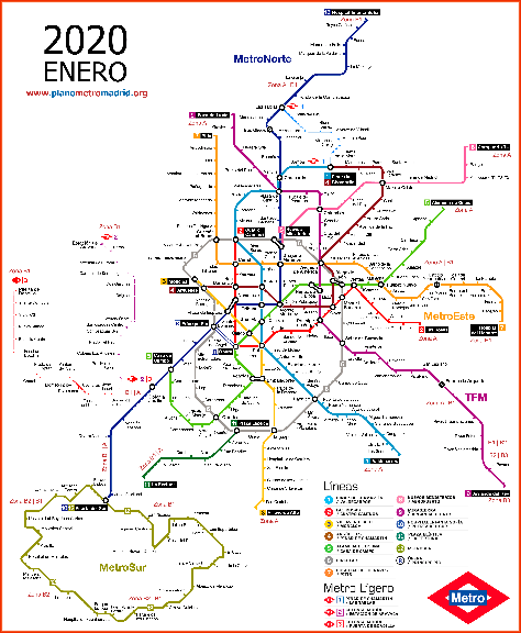 Madrid Subway Map – LaGrave Designs